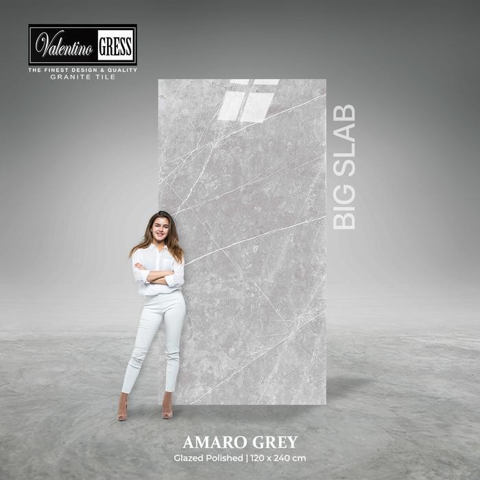 Jual BIG SLAB GRANITE VALENTINO GRESS 120x240 CM - AMARO GREY | Shopee ...