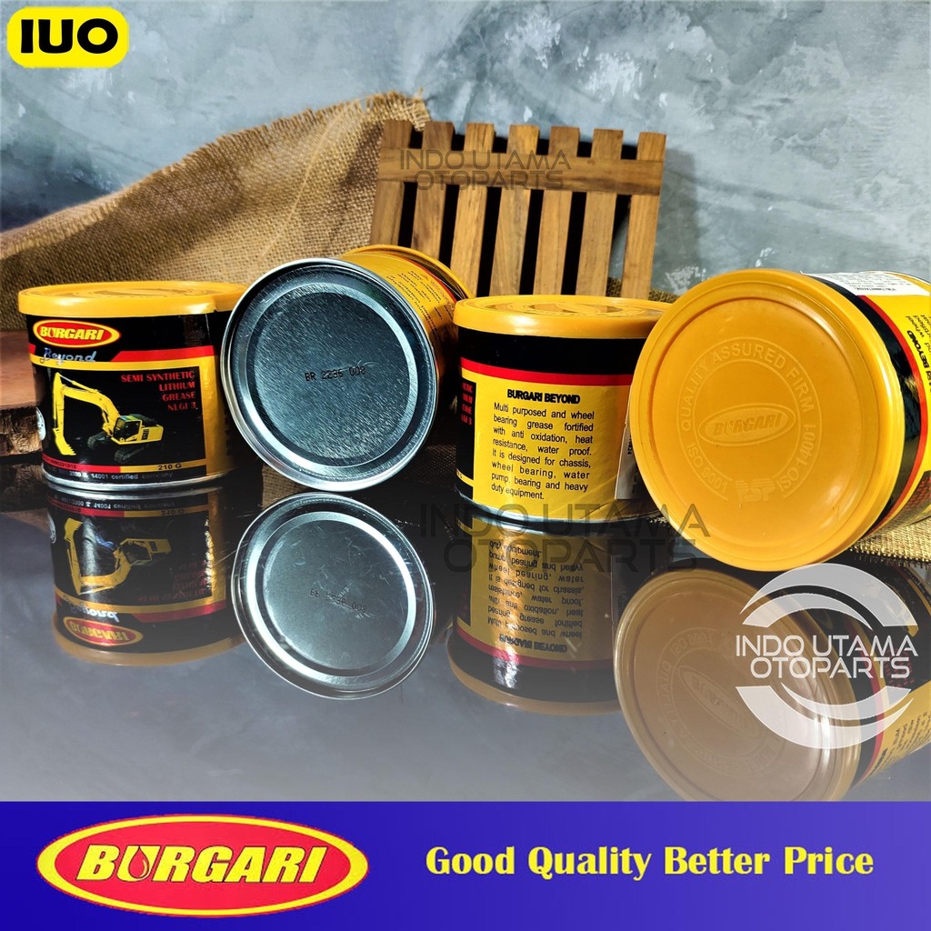 Jual BURGARI Grease Beyond Heavy Duty Pelumas Gemuk Stempet EP BURGARI ...
