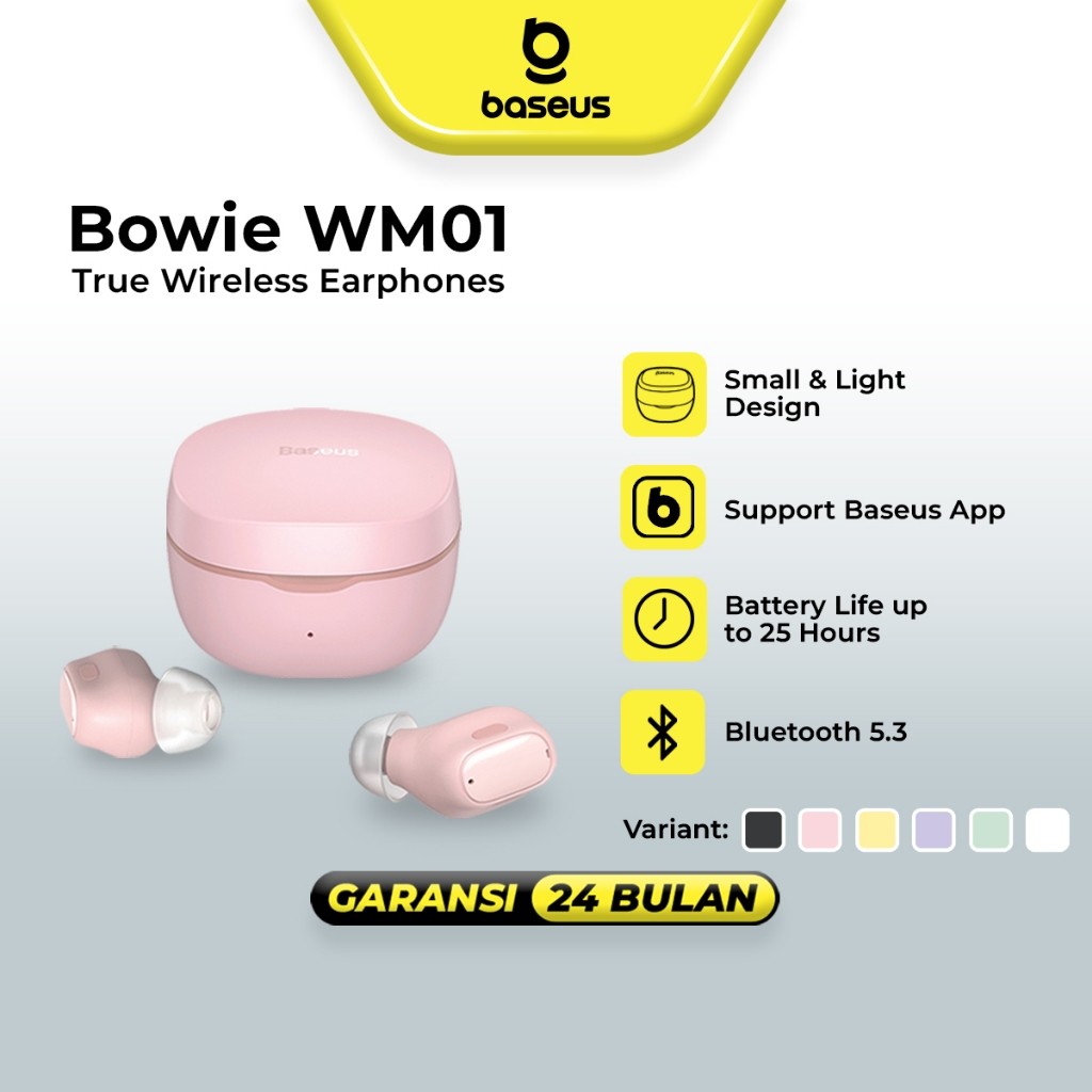 Jual BASEUS WM01 TWS True Wireless Earphones Earbuds | Shopee Indonesia