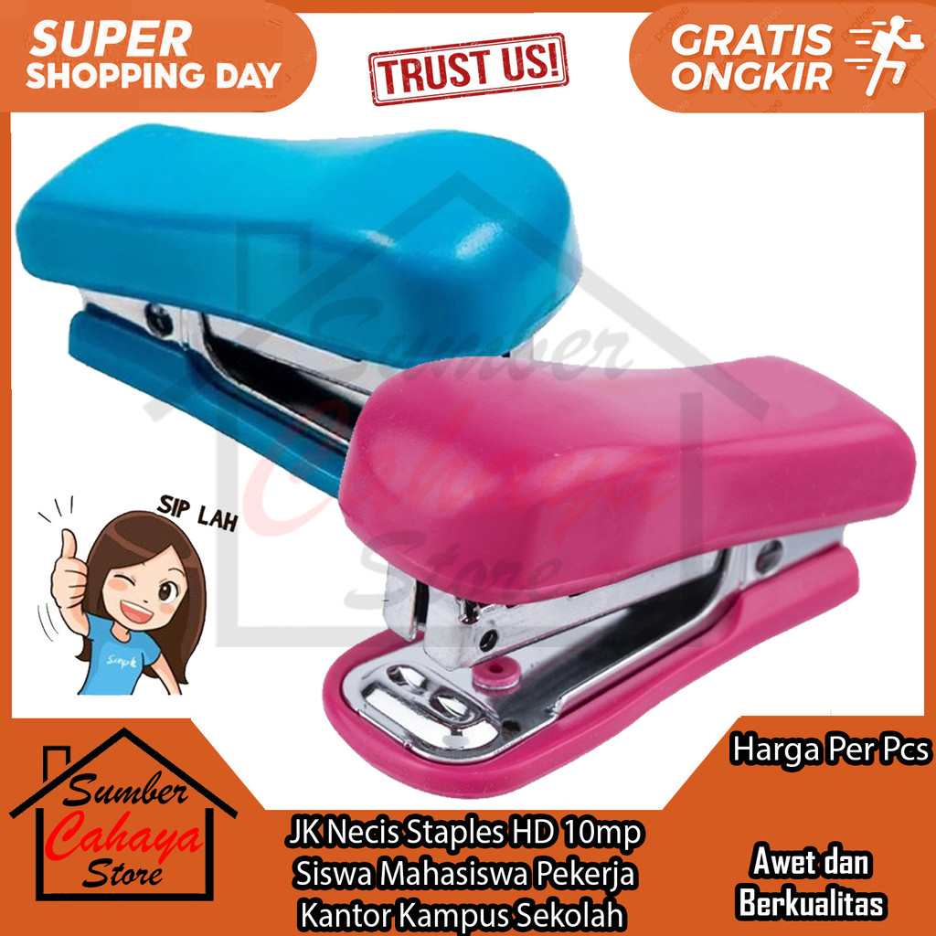 Jual JK Necis Stapler Mini Hd 10mp Stepler Jepretan Hekter Steples ...