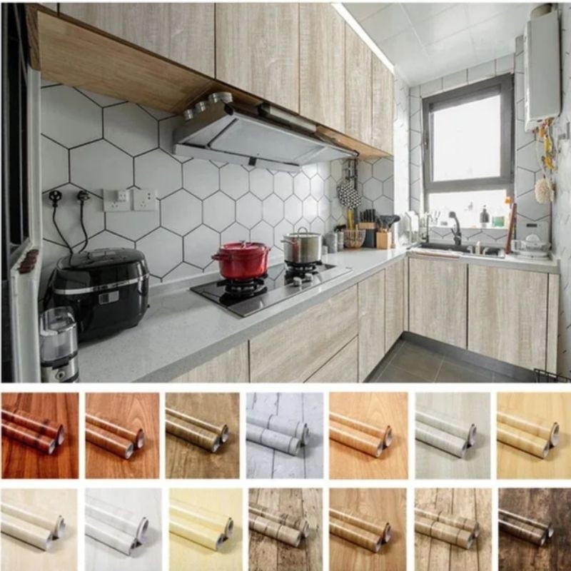 Jual Sticker Decosheet PVC Pelapis Meja Furniture HPL Kayu Triplex ...