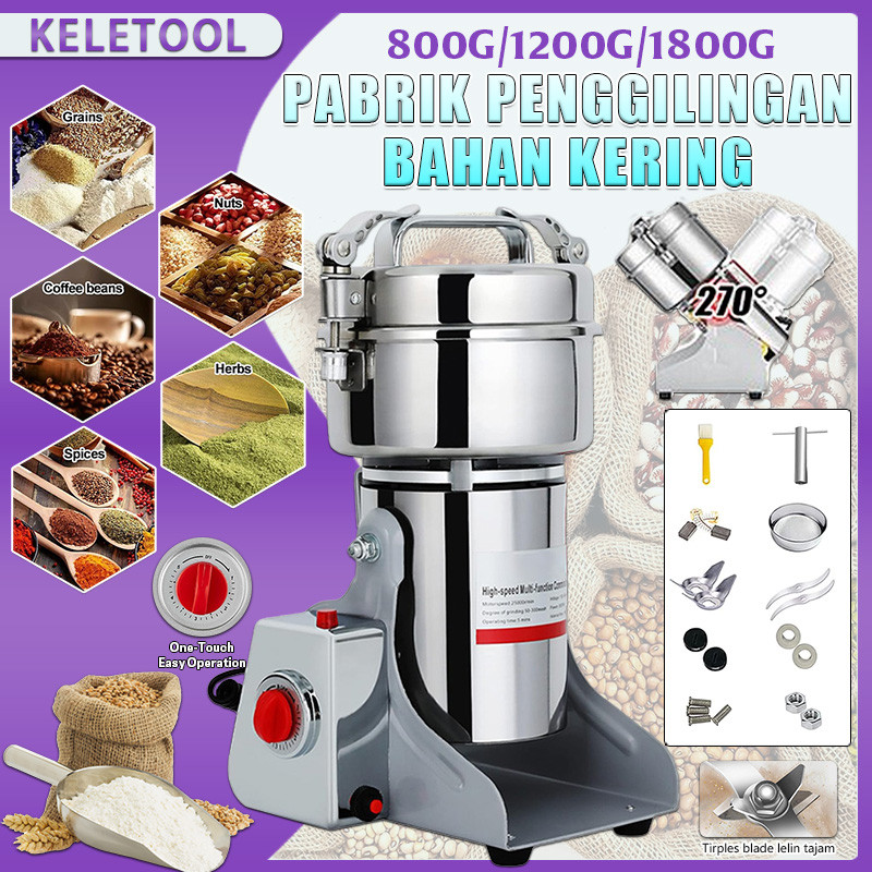 Jual Listrik Penggiling 800G Kering Penggiling Gandum Tipe Ayun ...