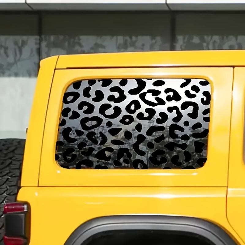 Jual Stiker Mobil Vinyl Motif Macan Tutul Kartun - Ukuran 75x40cm Hasil ...