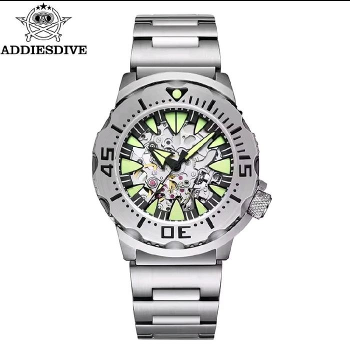 Jual Addiesdive Monster Skeleton Diver Watch Miyota Japan 8N24 ...