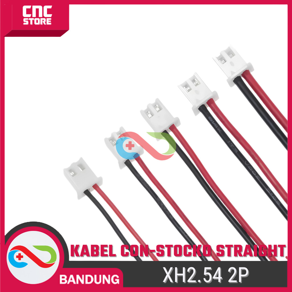 Jual Connector XH2.54 2P Pin Female 10CM Kabel JST 2.54mm Socket Con Stocko | Shopee Indonesia