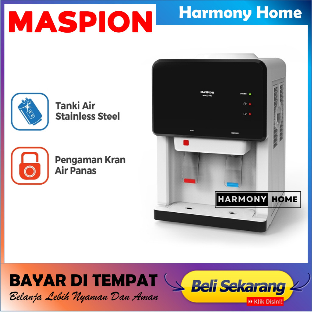 Jual Dispenser Maspion Portable MD-15 PAS/MD15PAS 320 WATT Dispenser ...