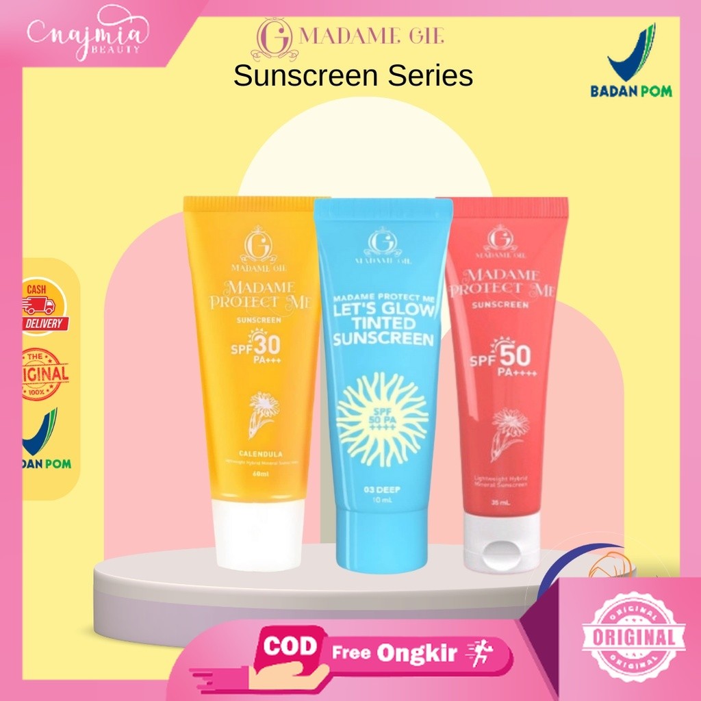 Jual Najmia Ofc Madame Gie Madame Protect Me Sunscreen Spf30 Spf50 l Me ...