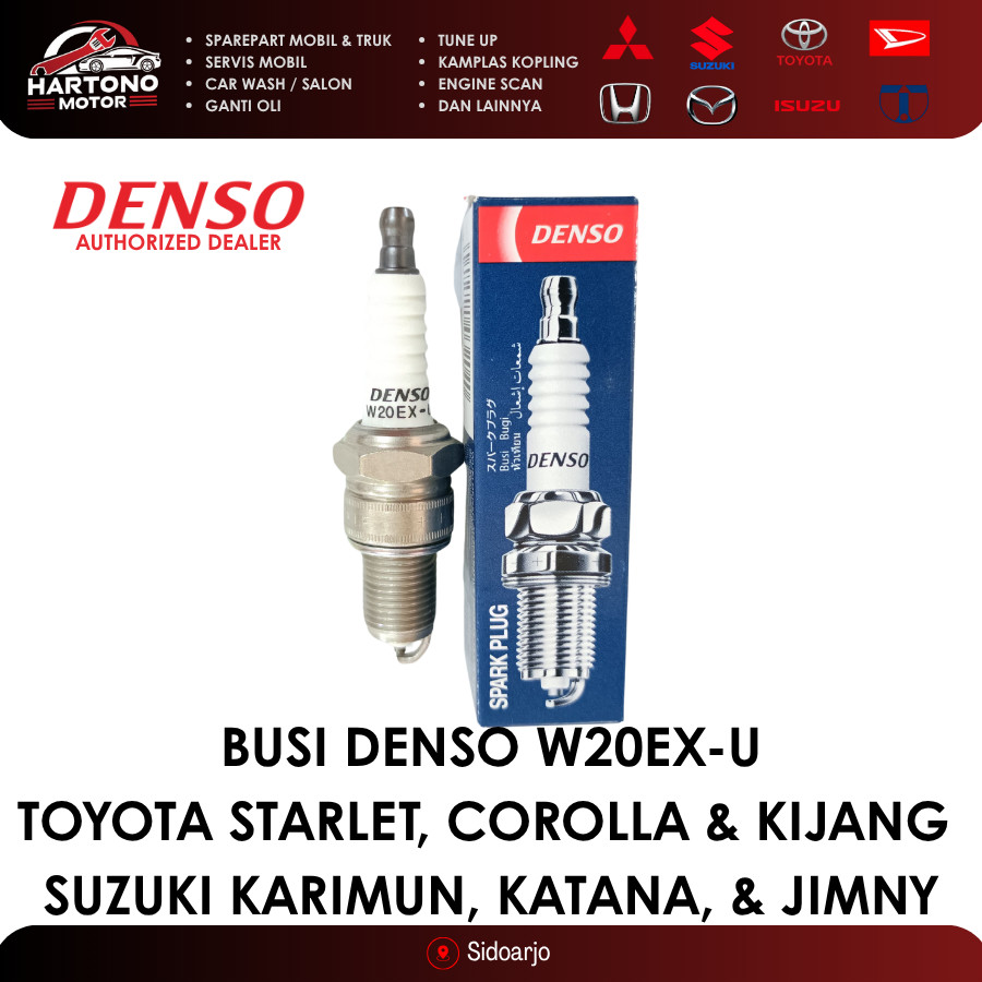 Jual BUSI DENSO W20EX-U TOYOTA STARLET, COROLLA & KIJANG | SUZUKI ...