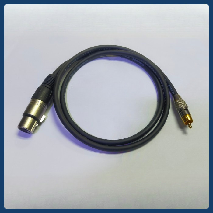 Jual Kabel Audio Canare Jack Canon XLR Female To RCA / Kabel Microphone ...
