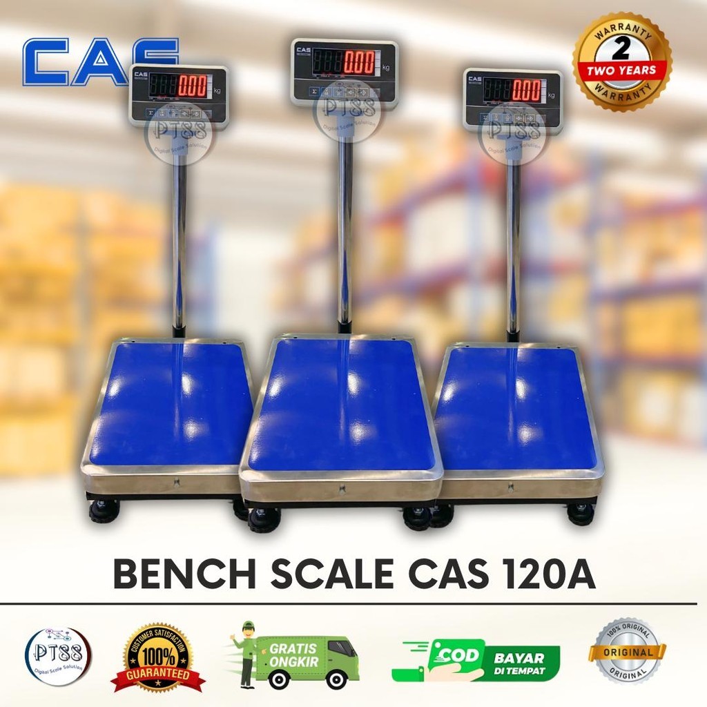 Jual Timbangan duduk digital CAS 120A 200kg / Timbangan barang CAS CI-120A 200kg Bergaransi ...