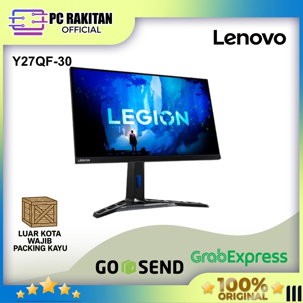 Jual LENOVO LEGION GAMING MONITOR 27 INCH / 27INCH Y27QF-30 IPS QHD 2K ...