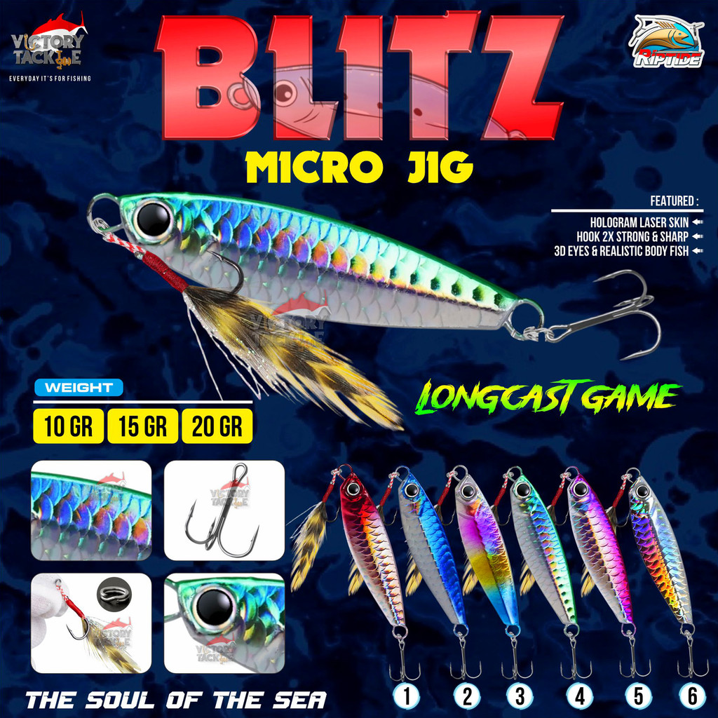 Jual UMPAN PANCING Metal Jig Micro Jig Casting Ultralight Micro Jigging ...