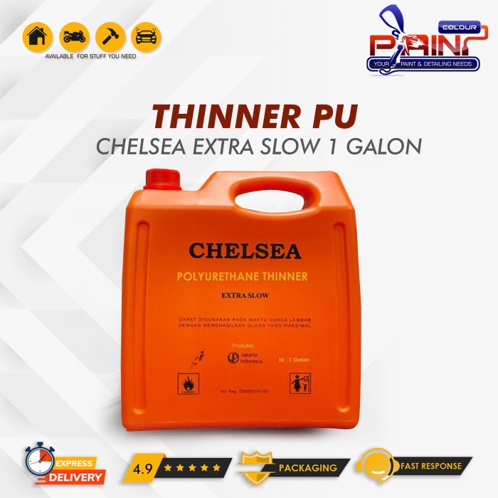 Jual Thinner PU Chelsea Extra Slow 1 Galon | Shopee Indonesia
