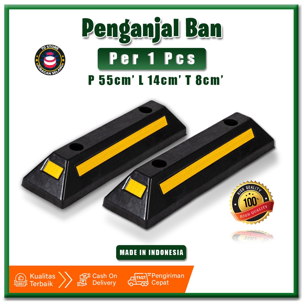 Jual PENGGANJAL BAN MOBIL PENAHAN GANJALAN BAN MOBIL WHEEL STOPPER ...