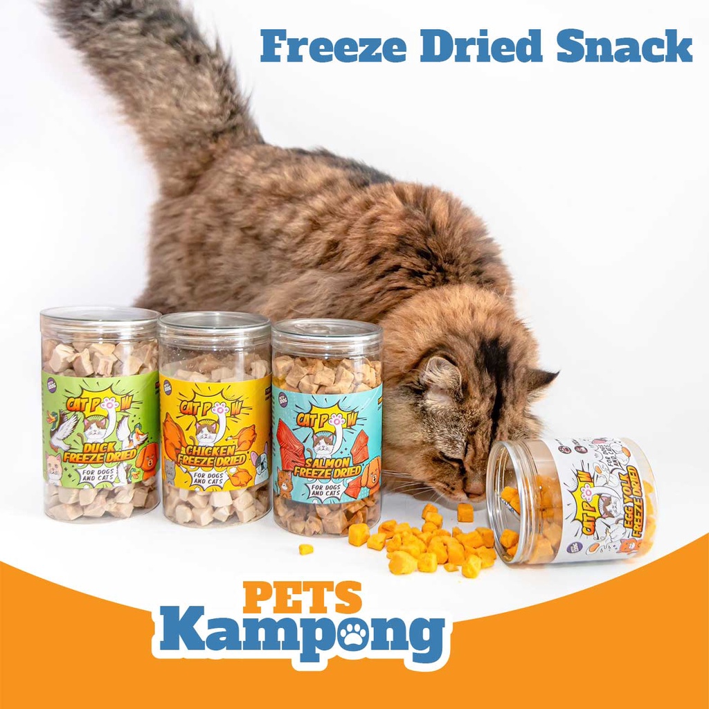 Jual CATPOW Freeze Dried Snack protein untuk kucing anjing | Shopee ...