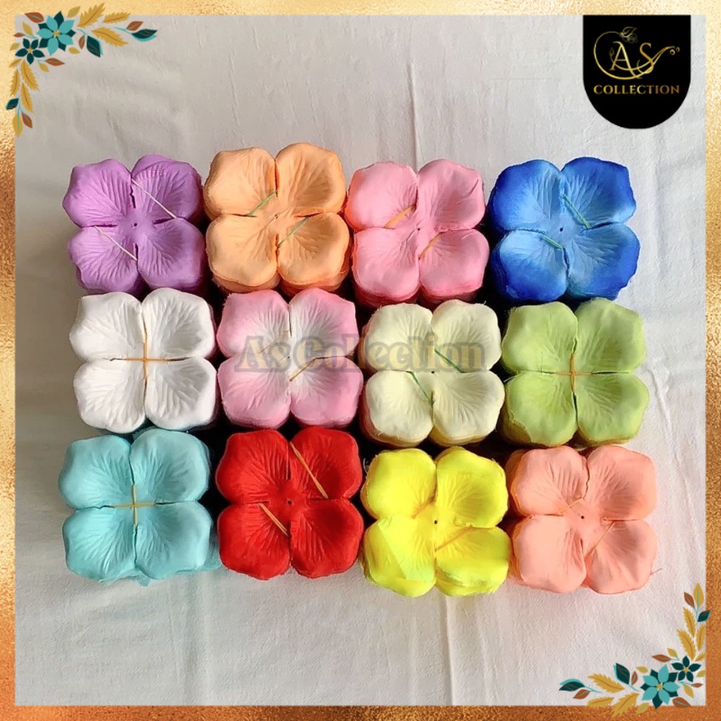 Jual KELOPAK BUNGA ROSE PETAL WARNA 500gr/BAHAN BUNGA MAWAR ARTIFICIAL ...