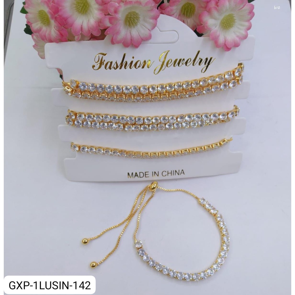 Jual [1 Lusin Isi 12] Gelang Xp Rantai Emas Gold Permata Besar Termurah ...