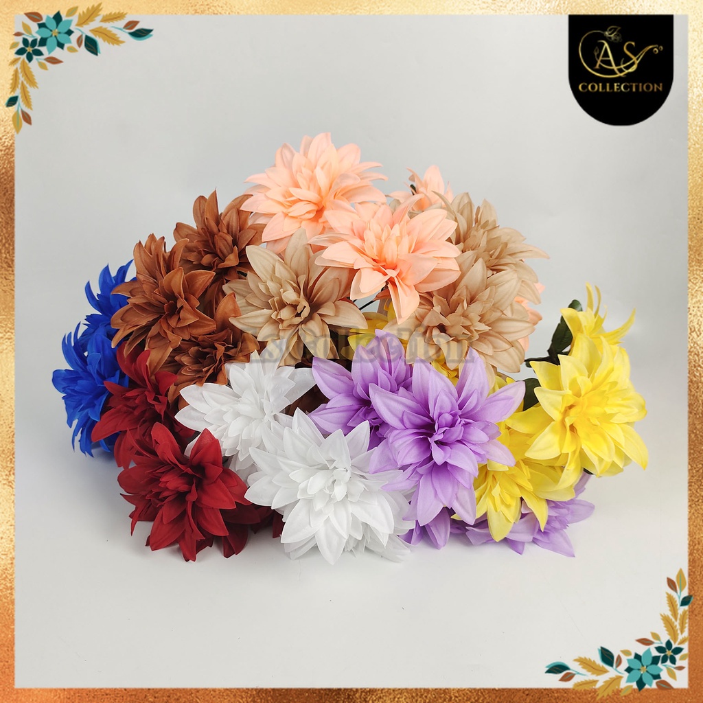 Jual Bunga Krisan / Crisant Premium Jumbo SJ Cabang 5 Ukuran 13 cm ...