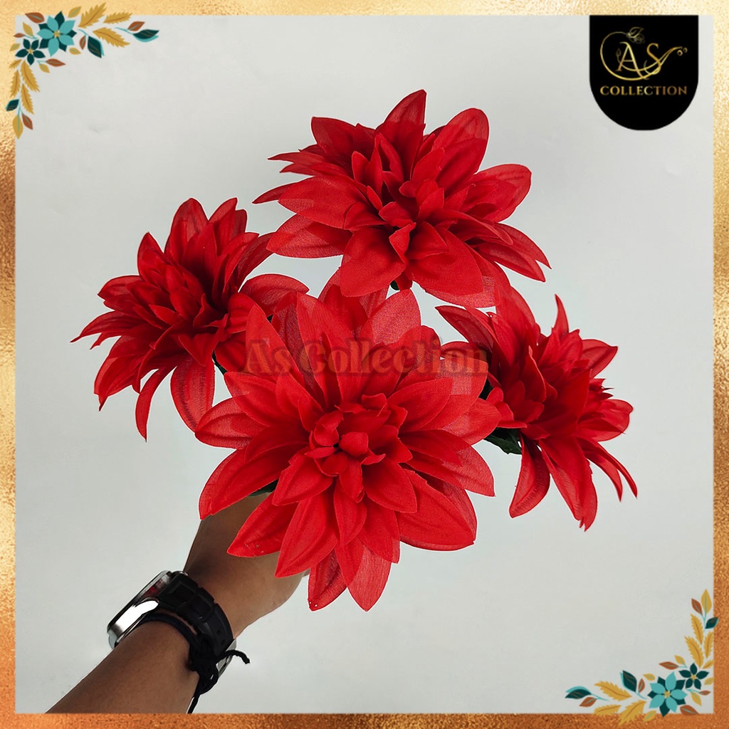 Jual Bunga Krisan / Crisant Premium Jumbo SJ Cabang 5 Ukuran 13 cm ...