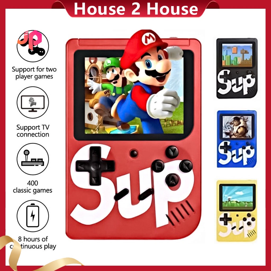 Jual Portable 3 Inch Retro Mini Pocket Game Machine 400 In 1 Gameboy ...