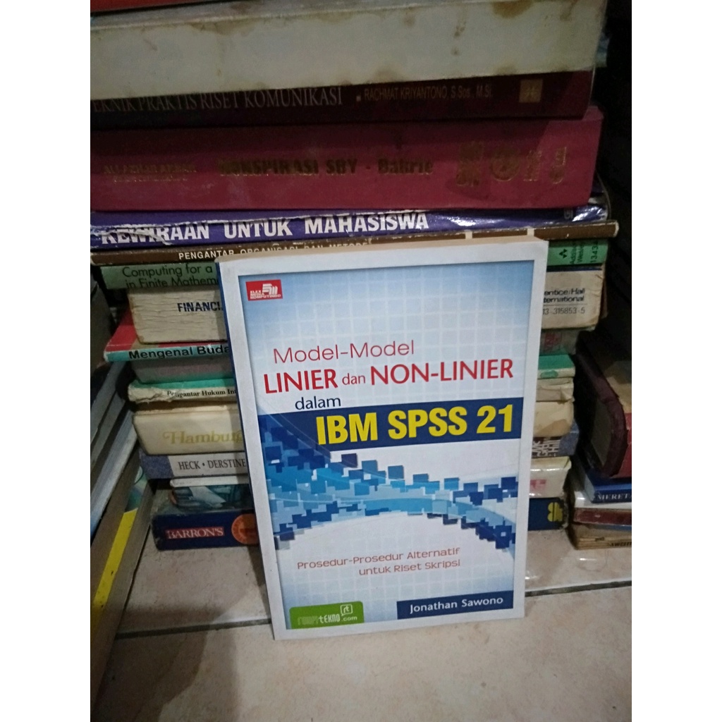 Jual ORIGINAL Buku BEKAS MODEL MODEL LINIER DAN NON LINIER DALAM IBM ...