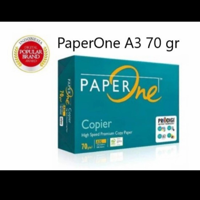 Jual kertas hvs a3 70 gram paper one | Shopee Indonesia