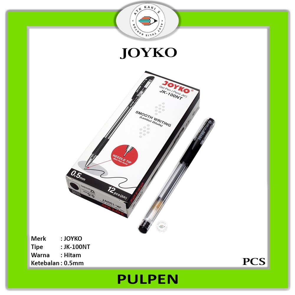Jual JOYKO - Pulpen Ballpoint Hitam JK-100NT - Pcs | Shopee Indonesia