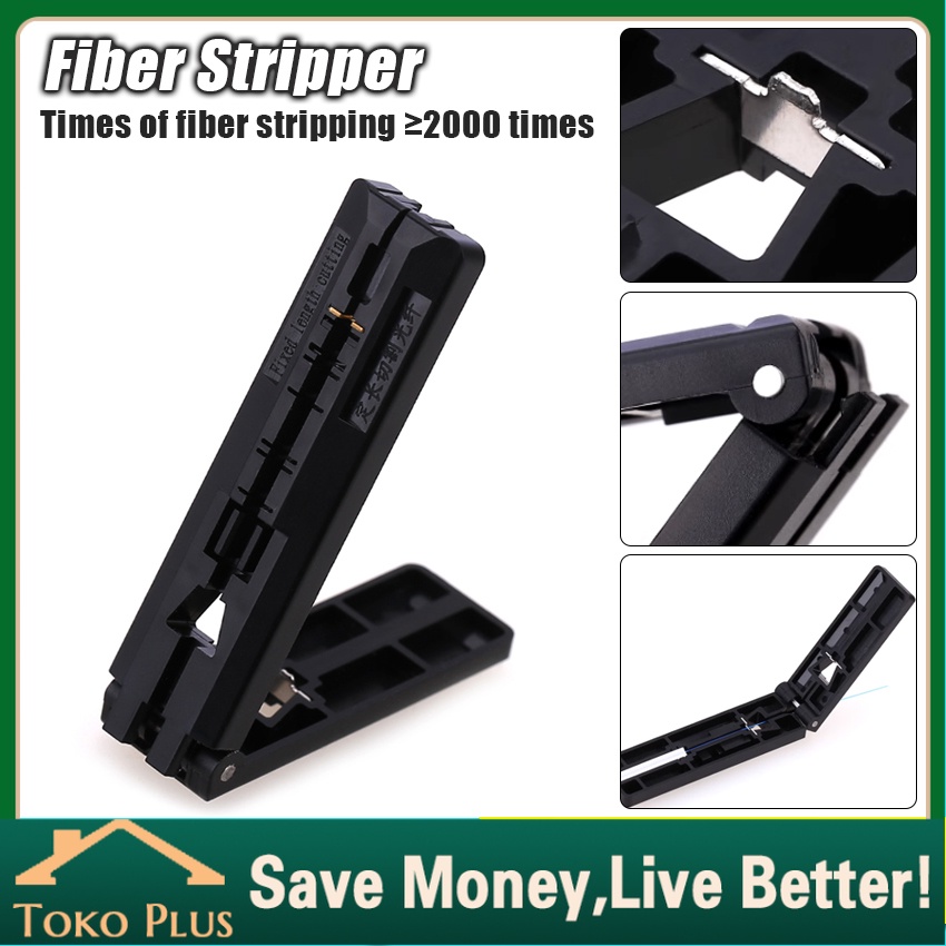 Jual Fiber Optic Stripper Cutter Fixed Length Stripper Two In One Guide ...