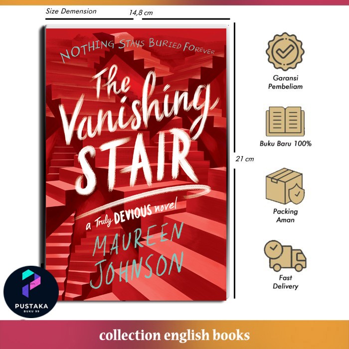 Jual The Vanishing Stairs (Truly Devious 2) by Maureen Johnson (English ...