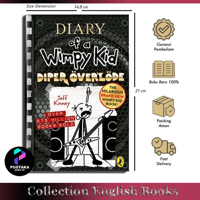 Jual Diper Overlode (Diary of a Wimpy Kid Book 17) - Jeff Kinney ...