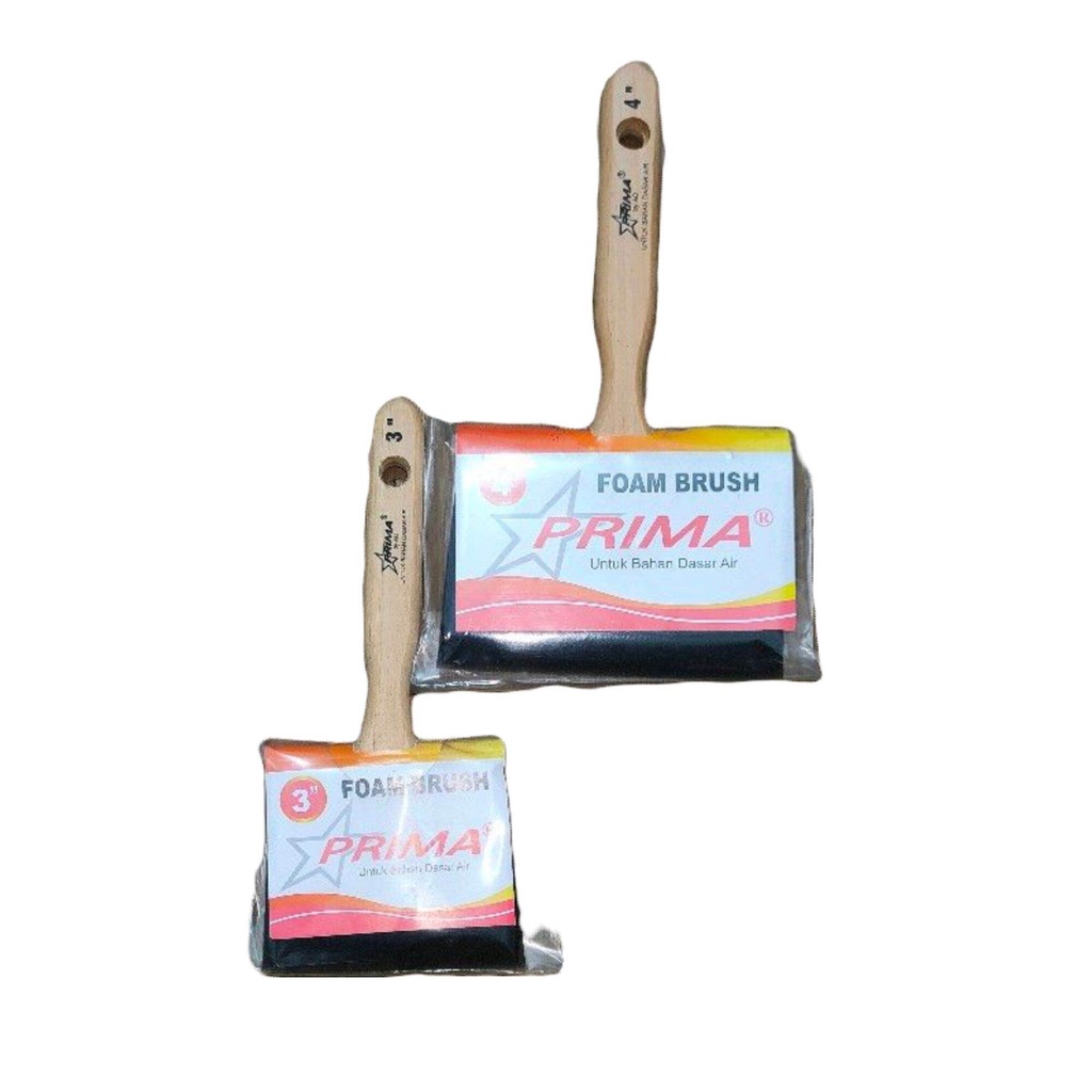 Jual Kuas foam Prima untuk bahan dasar air foam brush | Shopee Indonesia