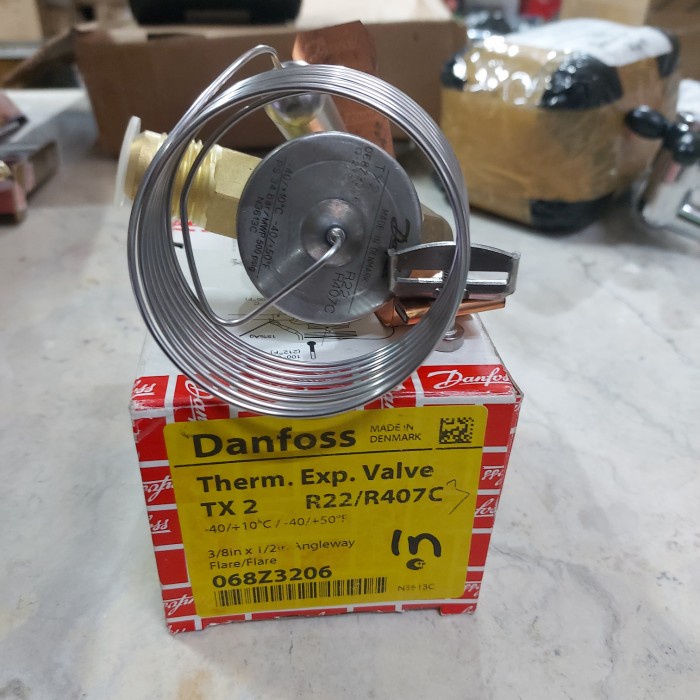 Jual DANFOSS THERM.EXP.VALVE TX 2 R22/R407c -40/+10c -40/+50f | Shopee ...