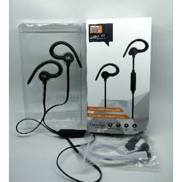Jual Headset Bluetooth Merek JBL / J-001 BT Sport Bass Earphone ...