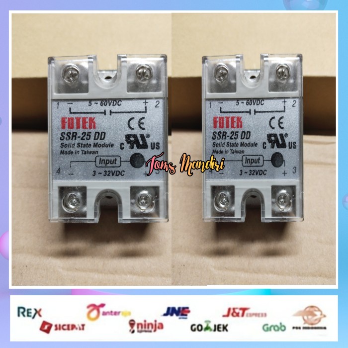 Jual Solid State Relay Fotek Ssr-25 DD / Ssr 25DD 25 Amper Termurah | Shopee Indonesia
