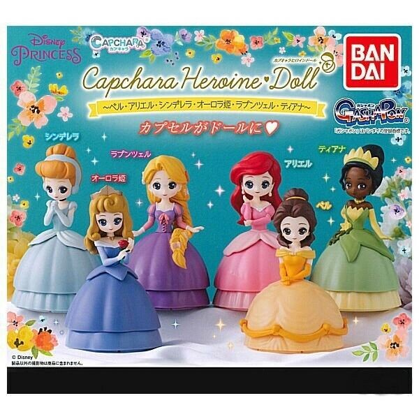 Jual Gacha / Gashapon Disney Princess Capchara Heroine Doll - Split ...