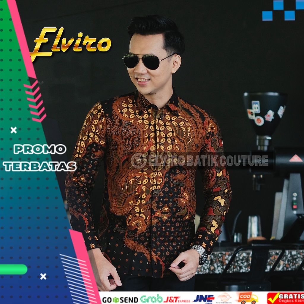 Jual SERAGAM DINAS PDH KANTOR /Baju Batik Bahan Katun Lengan Panjang ...