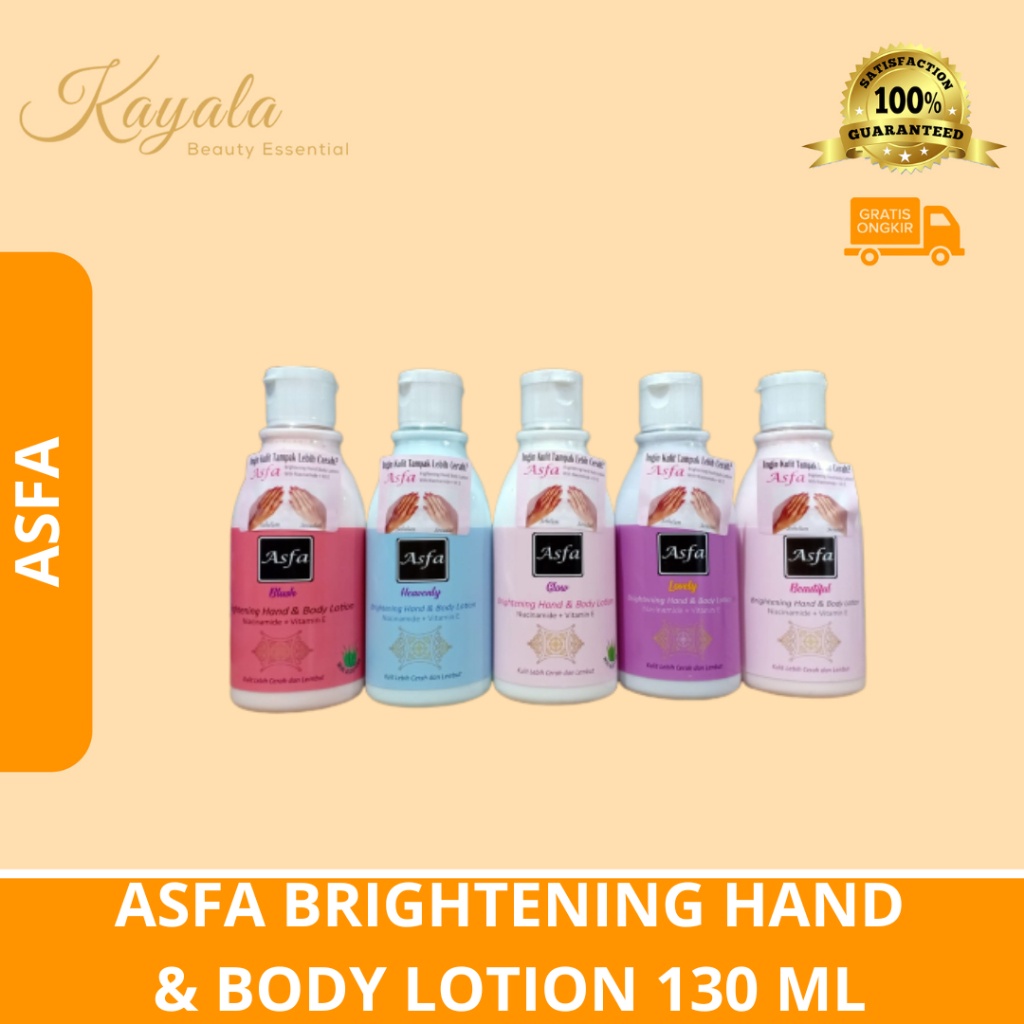 Jual ASFA BRIGHTENING HAND & BODY LOTION 130 ML | Shopee Indonesia