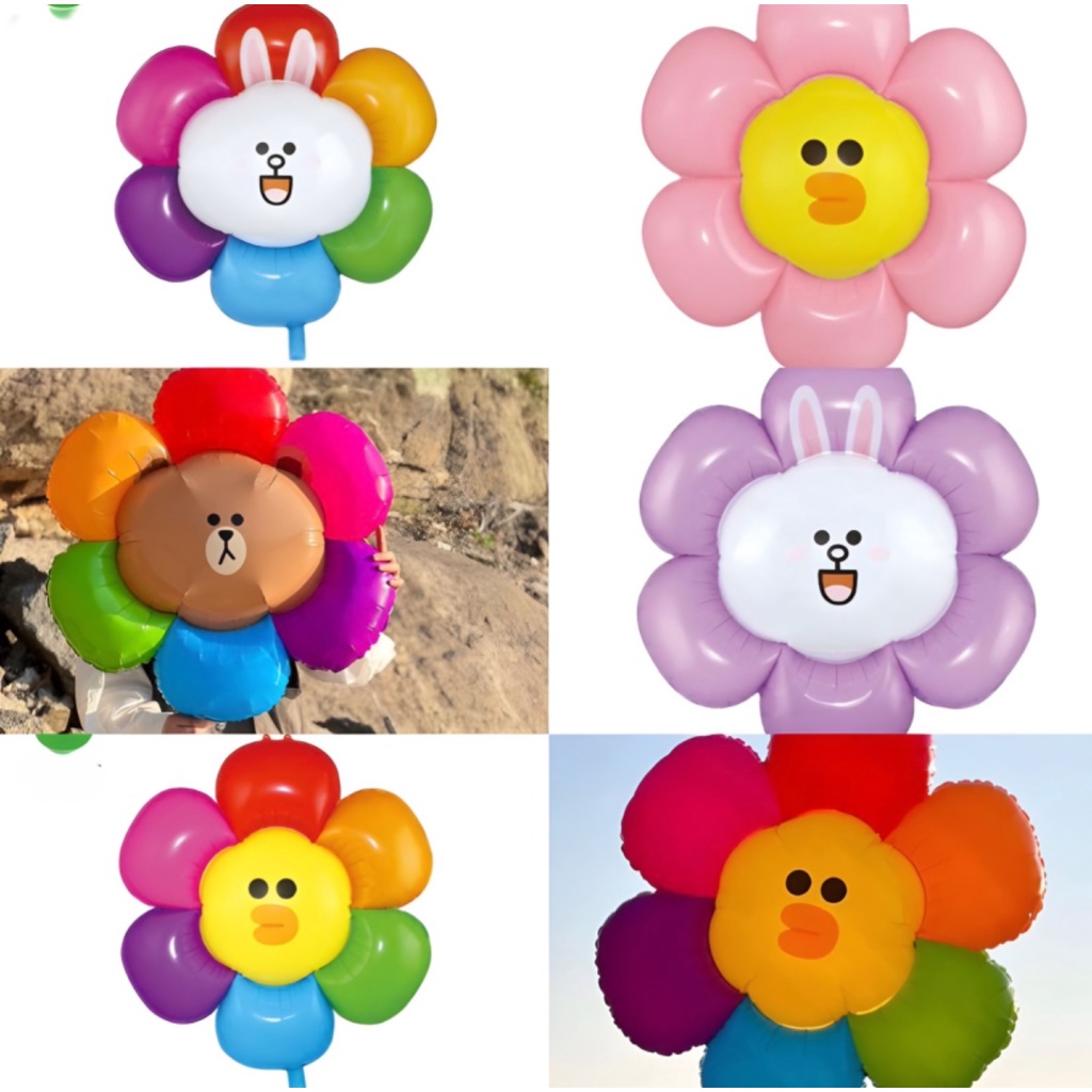 Jual BALON MATAHARI JUMBO Balloon besar giant karakter rainbow warna ...