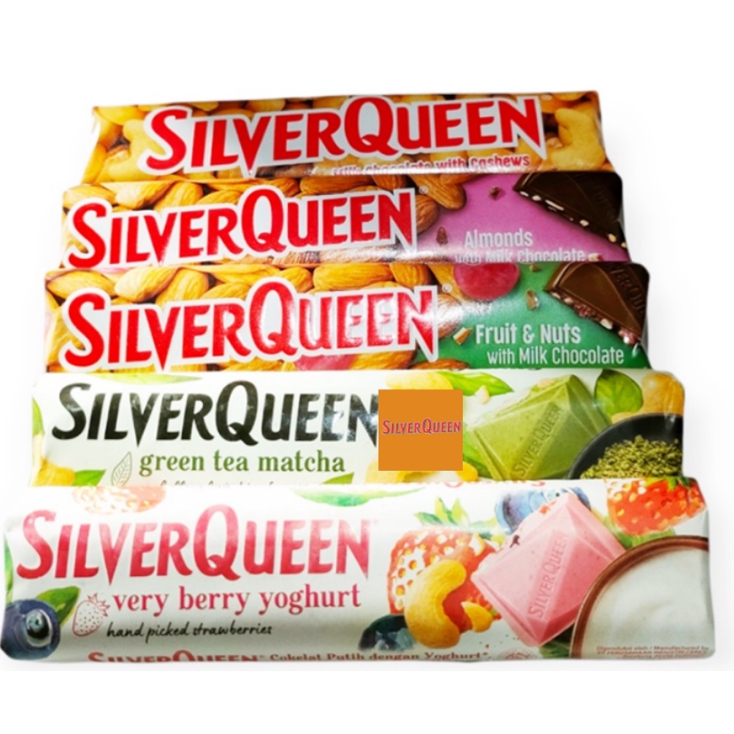 Jual CHOCOLATE SILVERQUEEN ORIGINAL 62 GRAM CASHEW COKLAT ALMOND MEDE ...