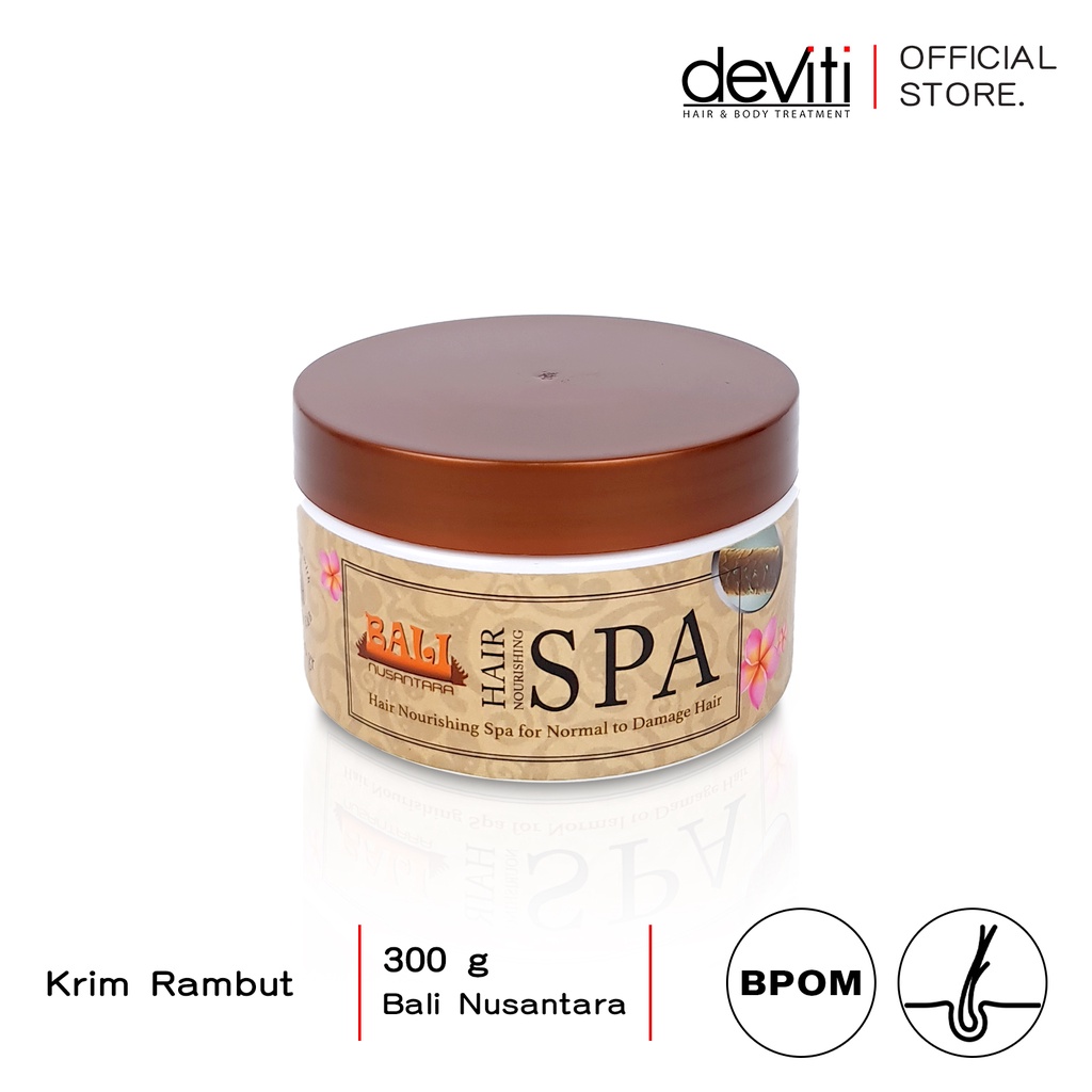 Jual deviti Bali Nusantara Hair Nourishing SPA Krim Rambut 300 g Normal ...