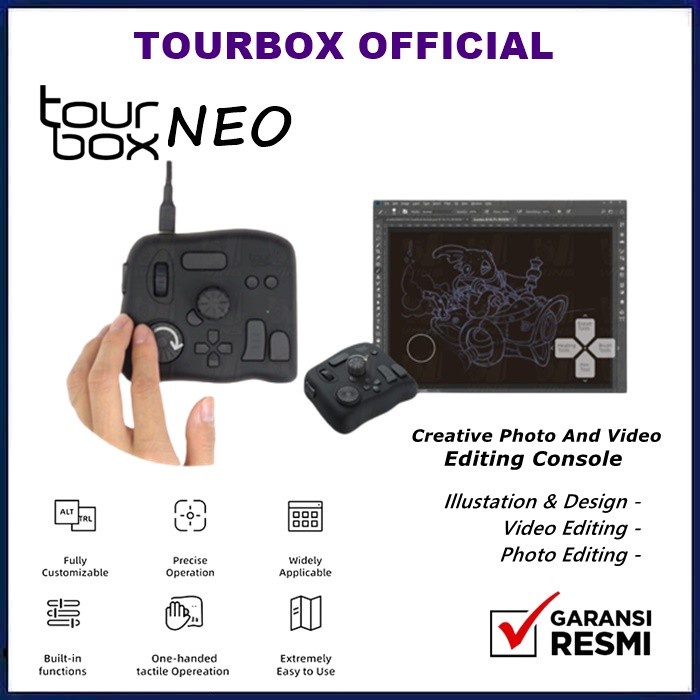 Jual TourBox NEO Creative Photo & Video Editing Console Tour Box NEO ...