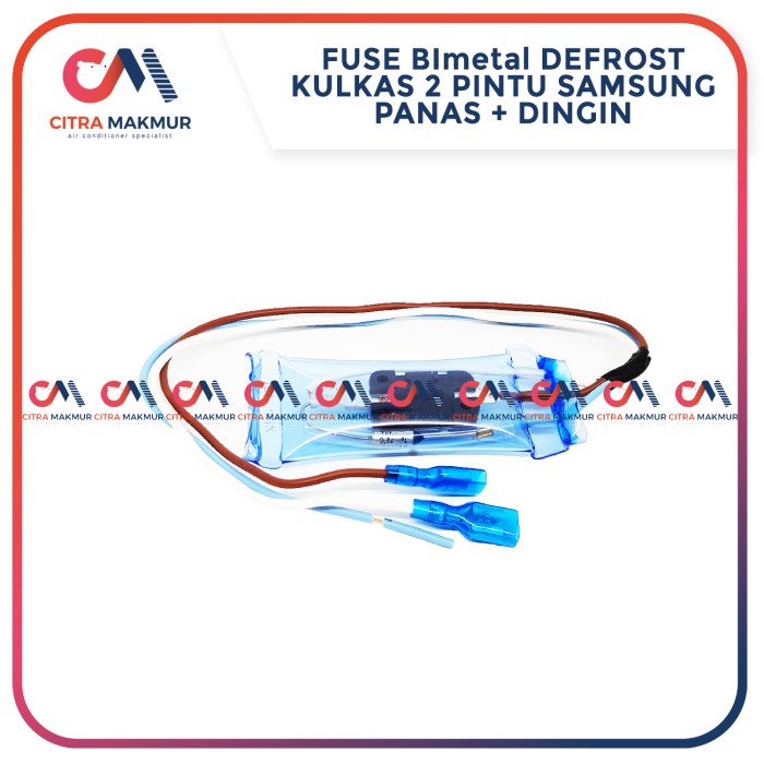 Jual Defrost Bimetal Fuse Double Gabung Kulkas 2 pintu Panas Dingin ...