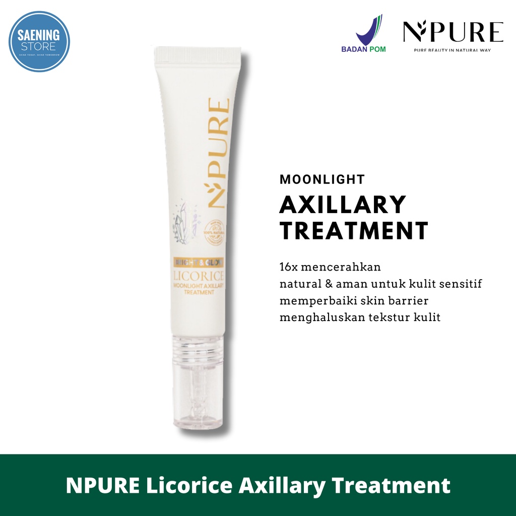 Jual NPURE Axillary Treatment Licorice/Underarm Serum/Pencerah Ketiak ...