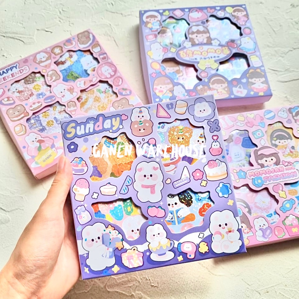 Jual [GW] Momo Sticker Isi 100 Lembar Stiker Dekorasi | Shopee Indonesia
