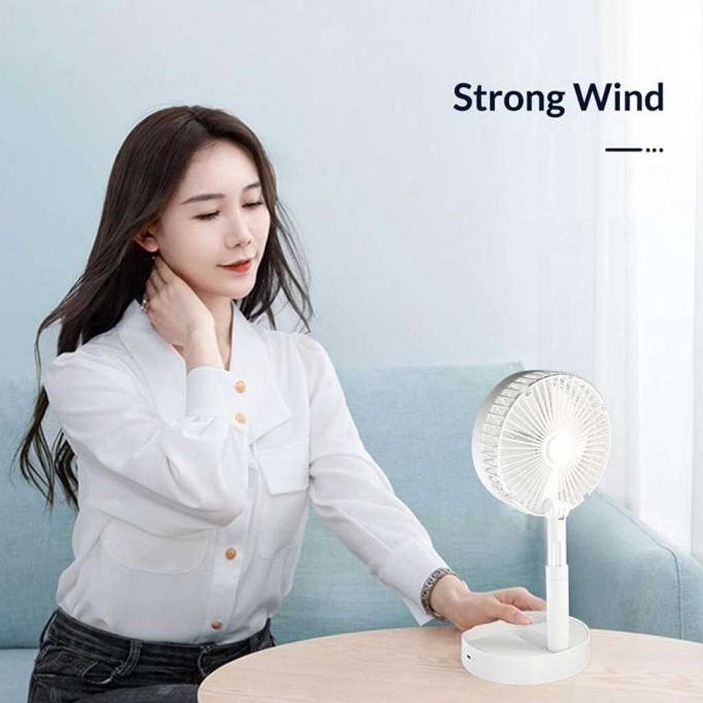 Jual Kipas Bulat Portable Foldable Fan 2 Kecepatan Bisa Dilipat ...