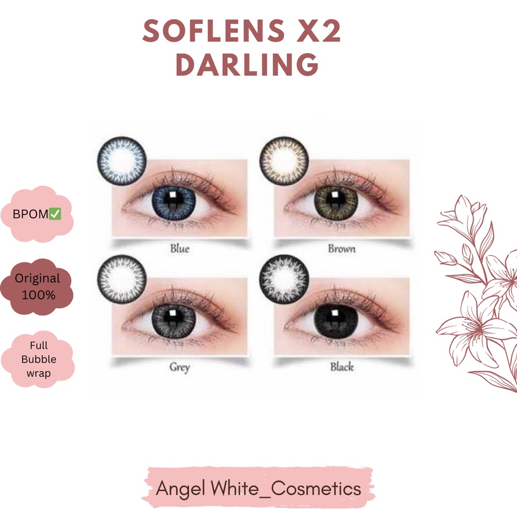 Jual SOFTLENS X2 DARLING NORMAL | Shopee Indonesia