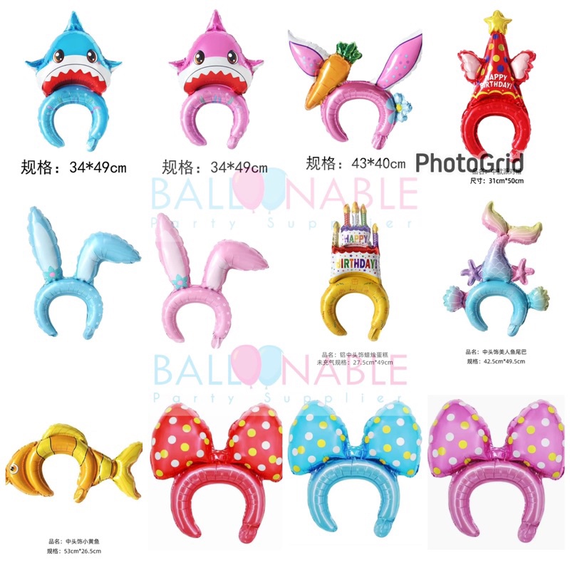 Jual HappyBalloon Balon Foil Bando Besar Tipe 2 | Shopee Indonesia