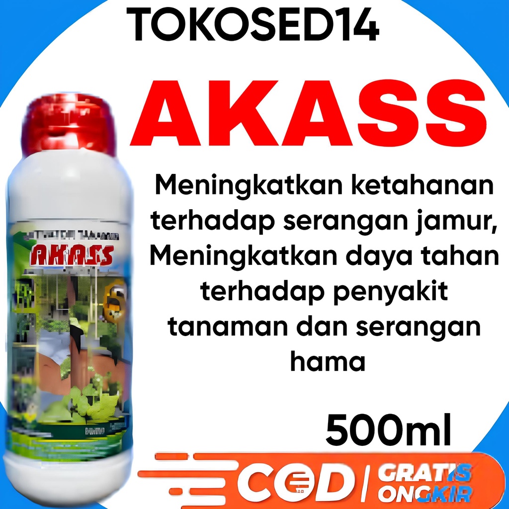 Jual AKASS NUTRISI PENGUAT TANAMAN 500 ml akas lengkap asam amino ...