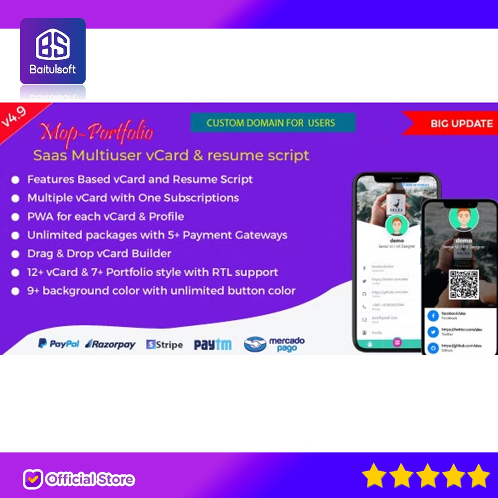 Jual SOURCE CODE APLIKASI MOP - SAAS VCARD / PORTFOLIO / RESUME ... Jual SOURCE CODE APLIKASI MOP - SAAS VCARD / PORTFOLIO / RESUME ...