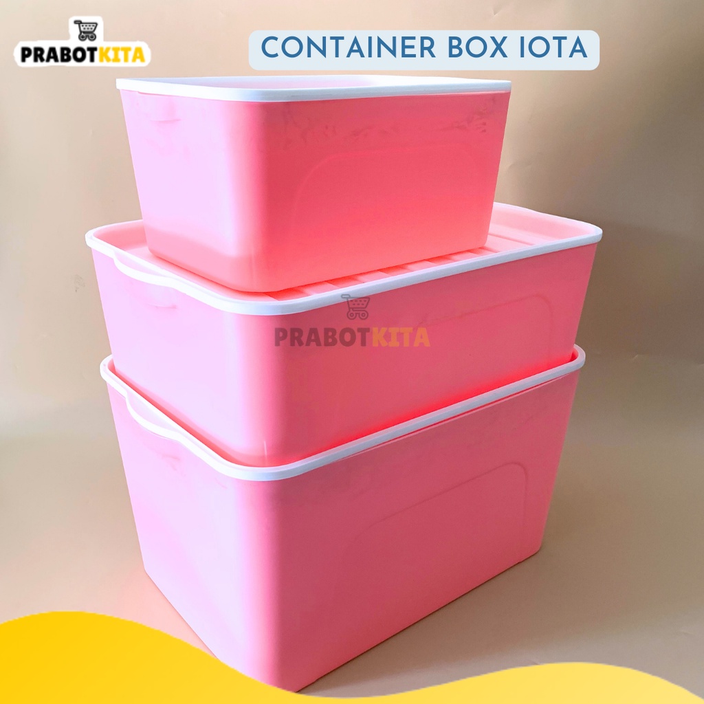 Jual Container Box Tutup IOTA Warna / Box Storage Serbaguna / Kontainer ...